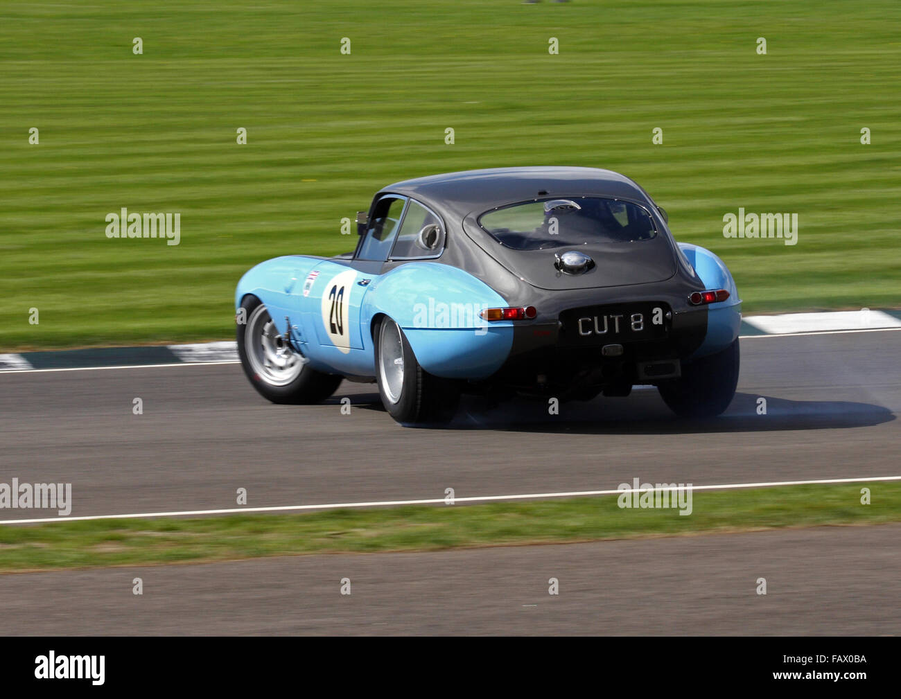 RAC TT Celebration race. No 20 Gregor Fiskin & Bobby Verdon-Roe Jaguar ...