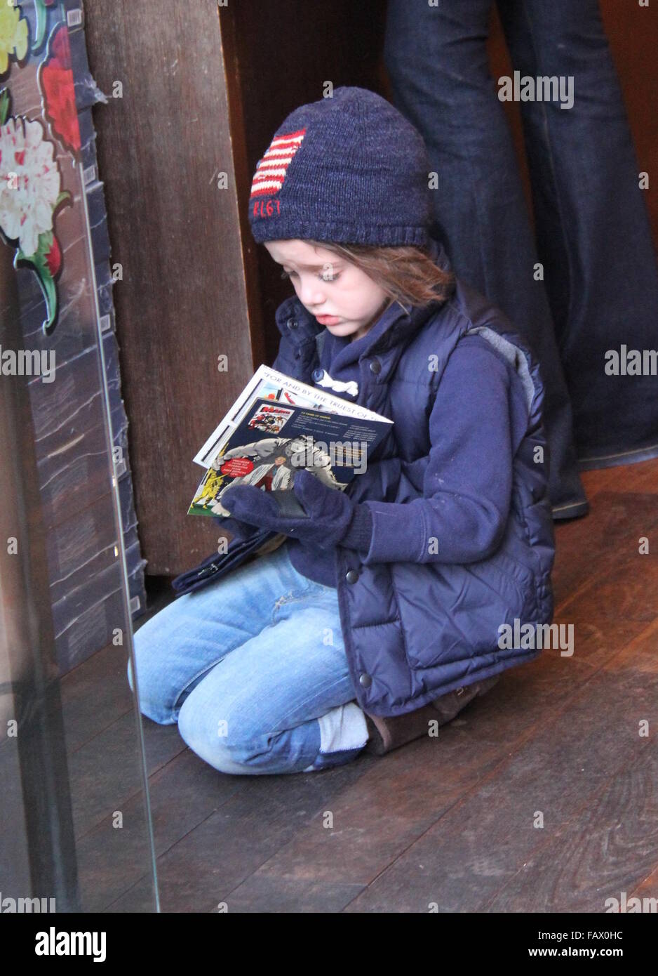 Rachel Zoe takes her son Skyler shopping at Gap and a bookstore in ...