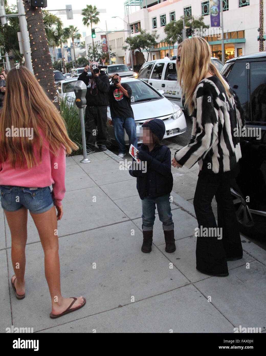 Rachel Zoe takes her son Skyler shopping at Gap and a bookstore in ...