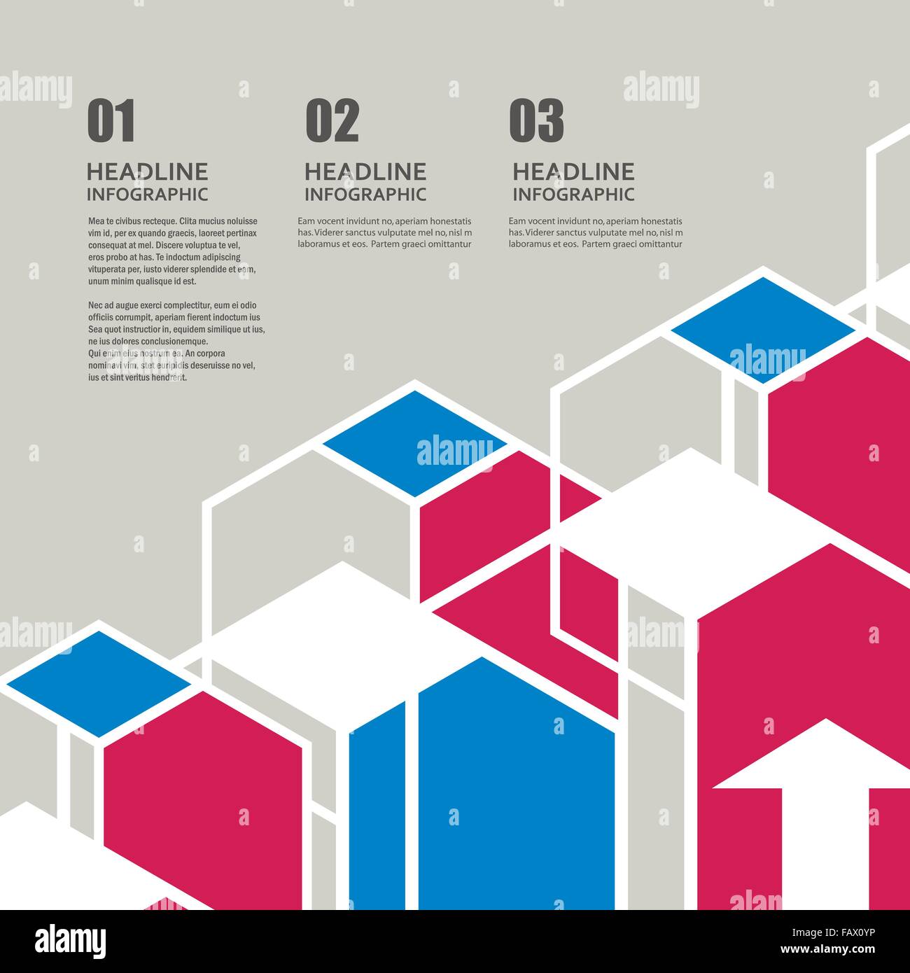 Vector line hexagon infographic. Template for diagram and presentation ...