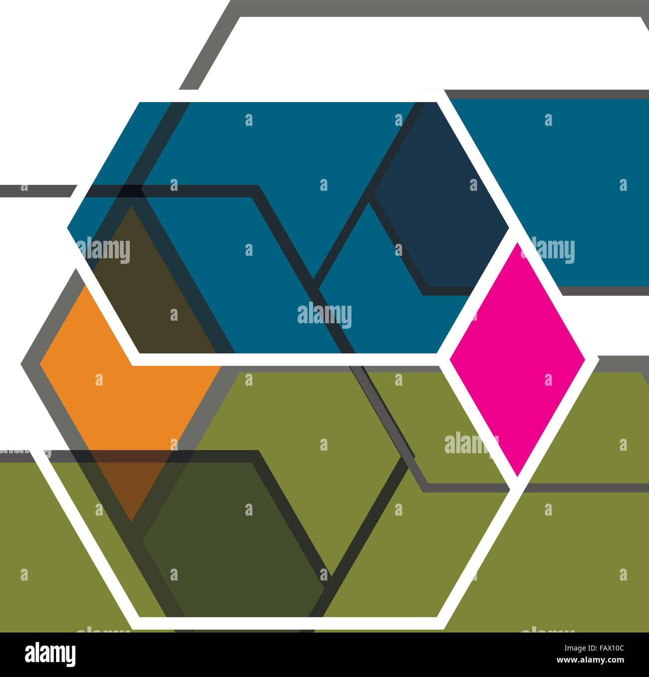 Hexagon chart hi-res stock photography and images - Alamy