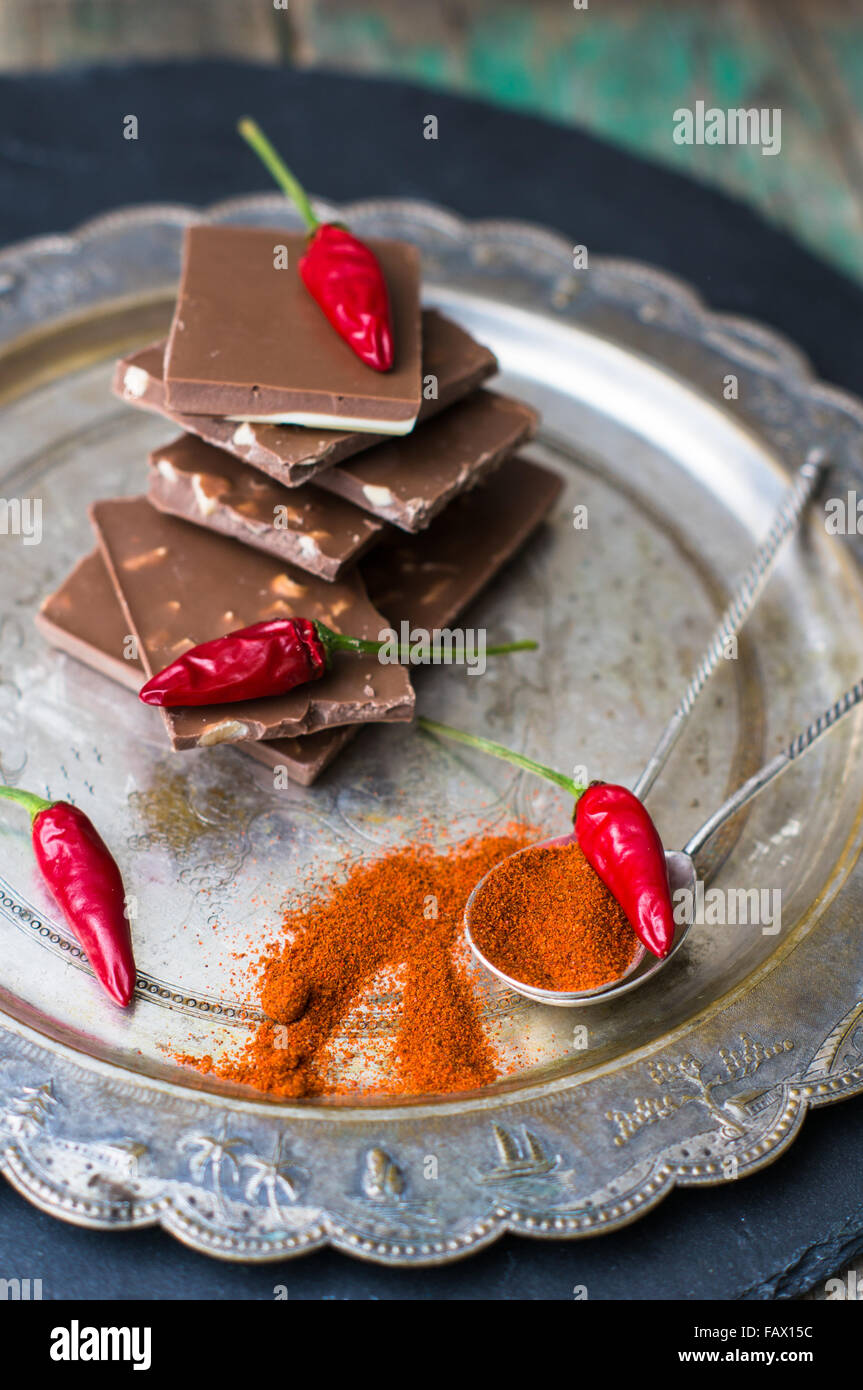 Chilli chocolate hi-res stock photography and images - Alamy
