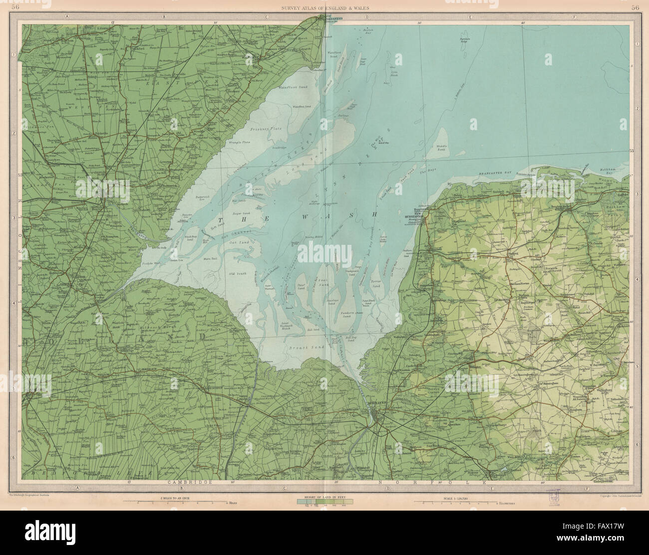 THE WASH: Boston King's Lynn Hunstanton Wainfleet. Lincs Norfolk.LARGE ...