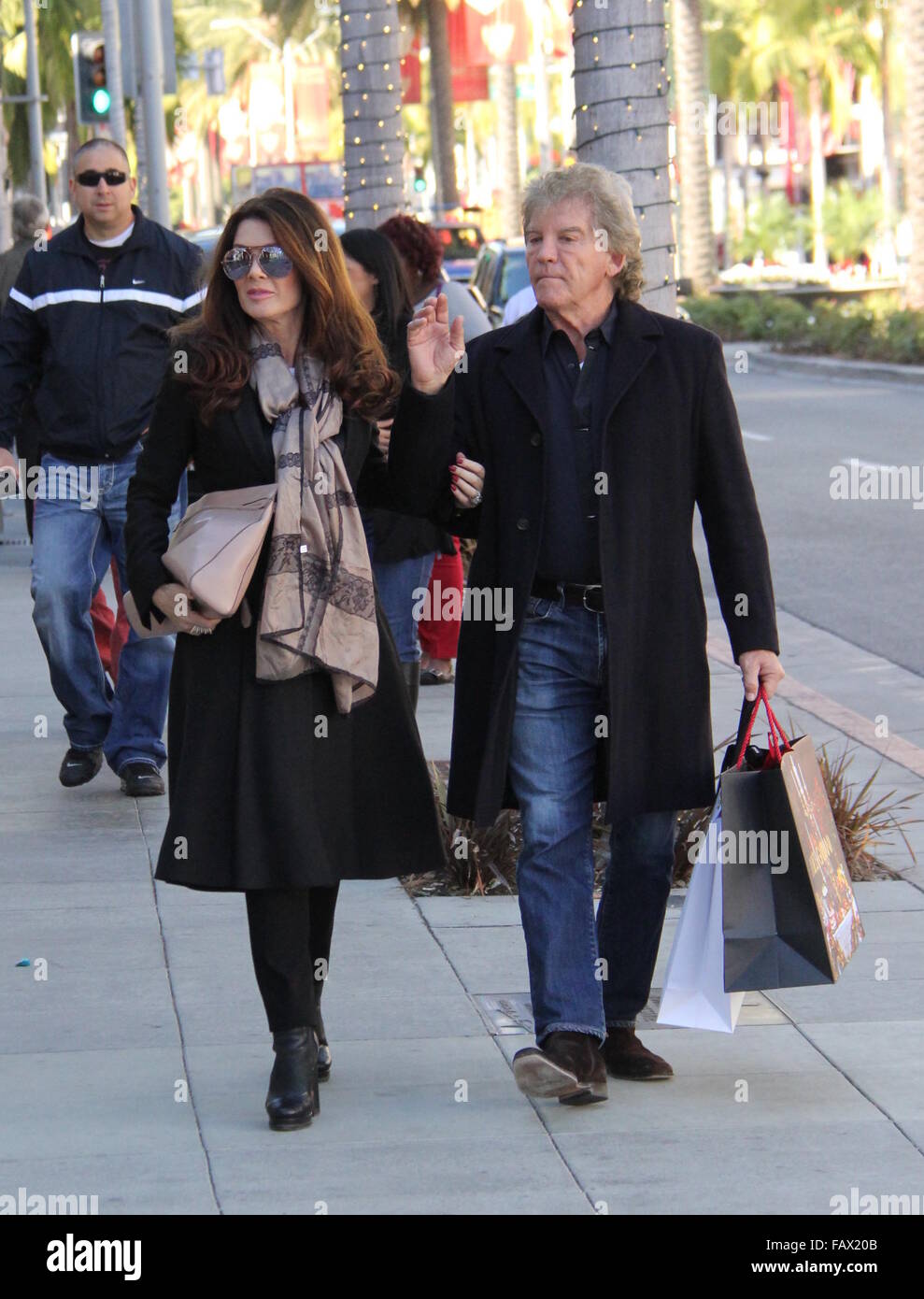 Lisa Vanderpump seen shopping with her husband Ken Todd Featuring: Lisa ...