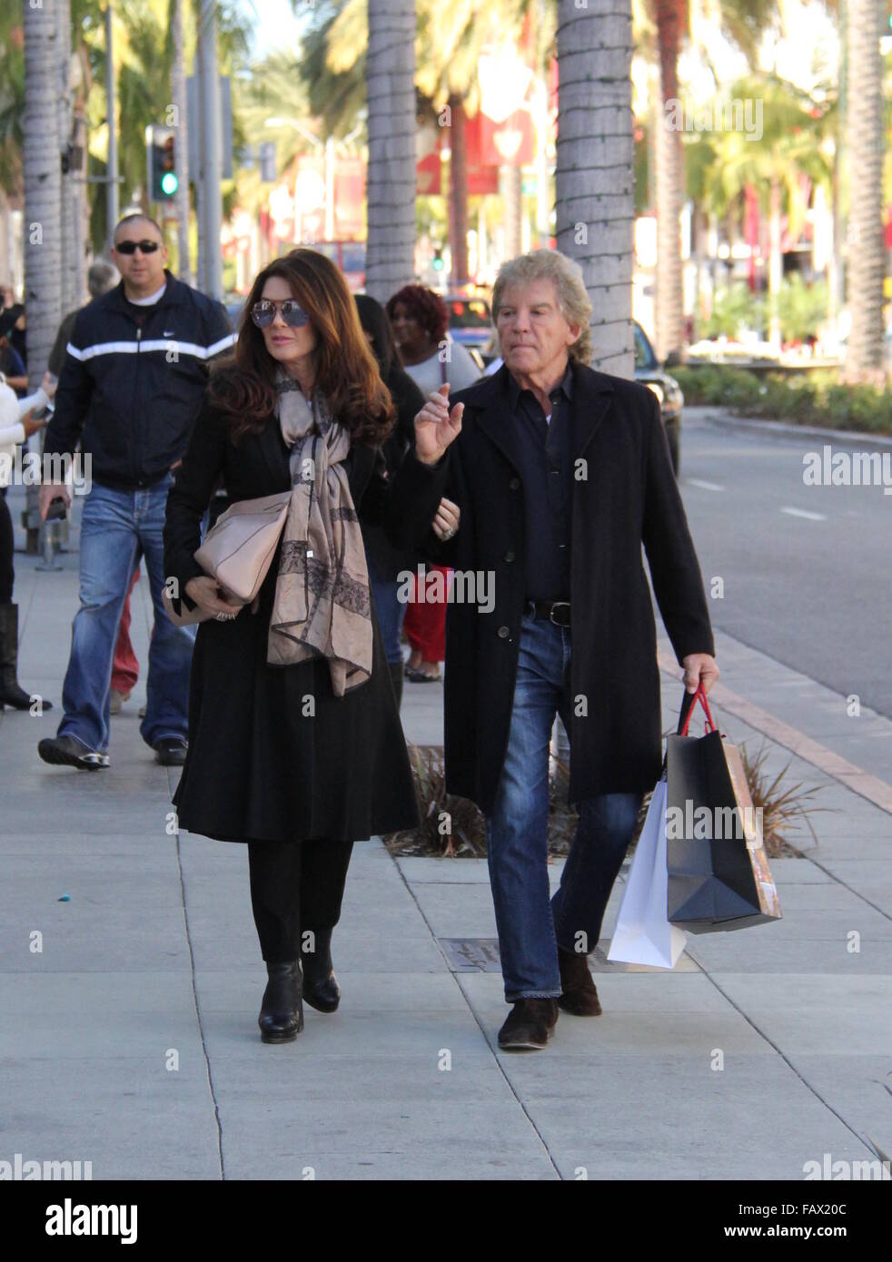 Lisa Vanderpump seen shopping with her husband Ken Todd Featuring: Lisa ...