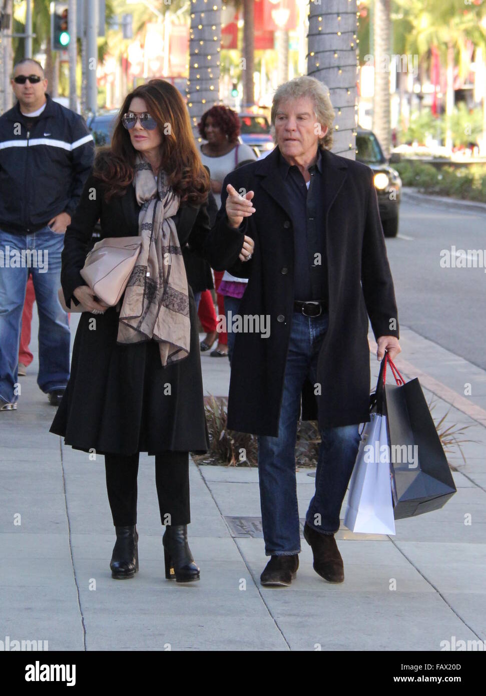 Lisa Vanderpump seen shopping with her husband Ken Todd Featuring: Lisa ...