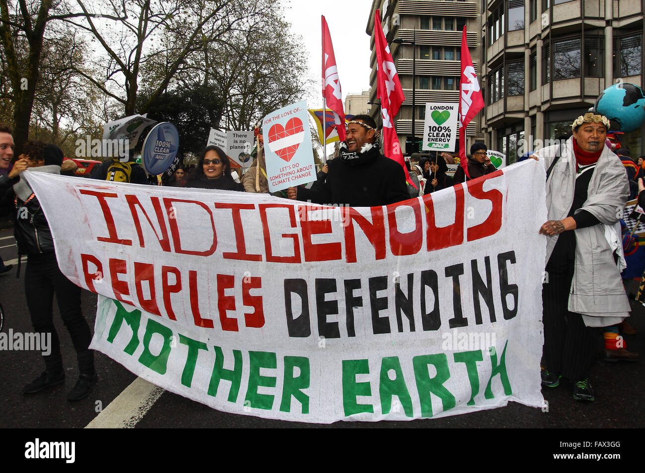 Climate March London Featuring: Atmosphere Where: London, United ...
