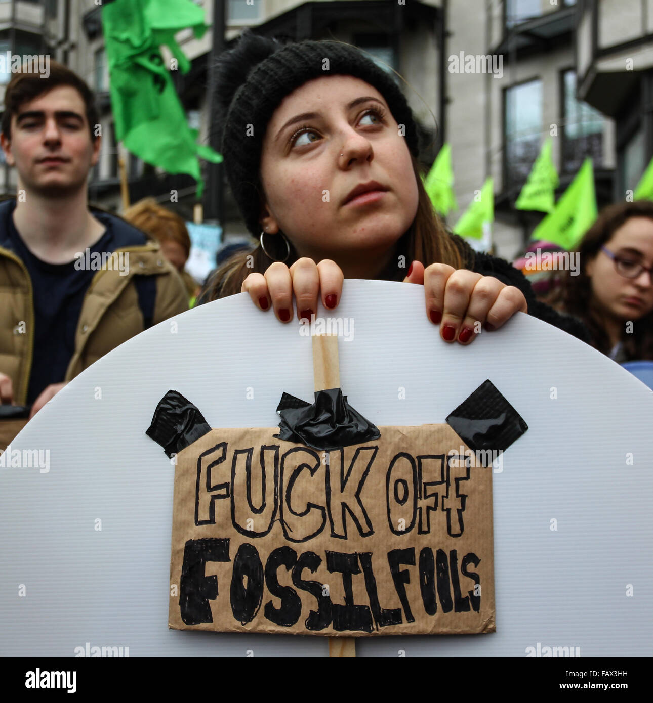 Climate March London Featuring: Atmosphere Where: London, United ...