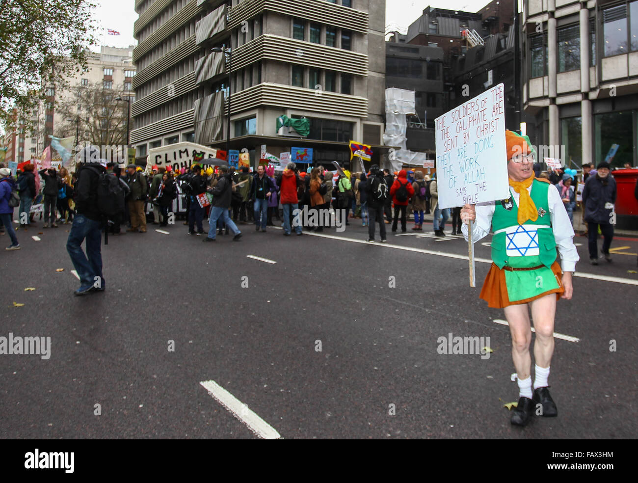 Climate March London Featuring: Atmosphere Where: London, United ...