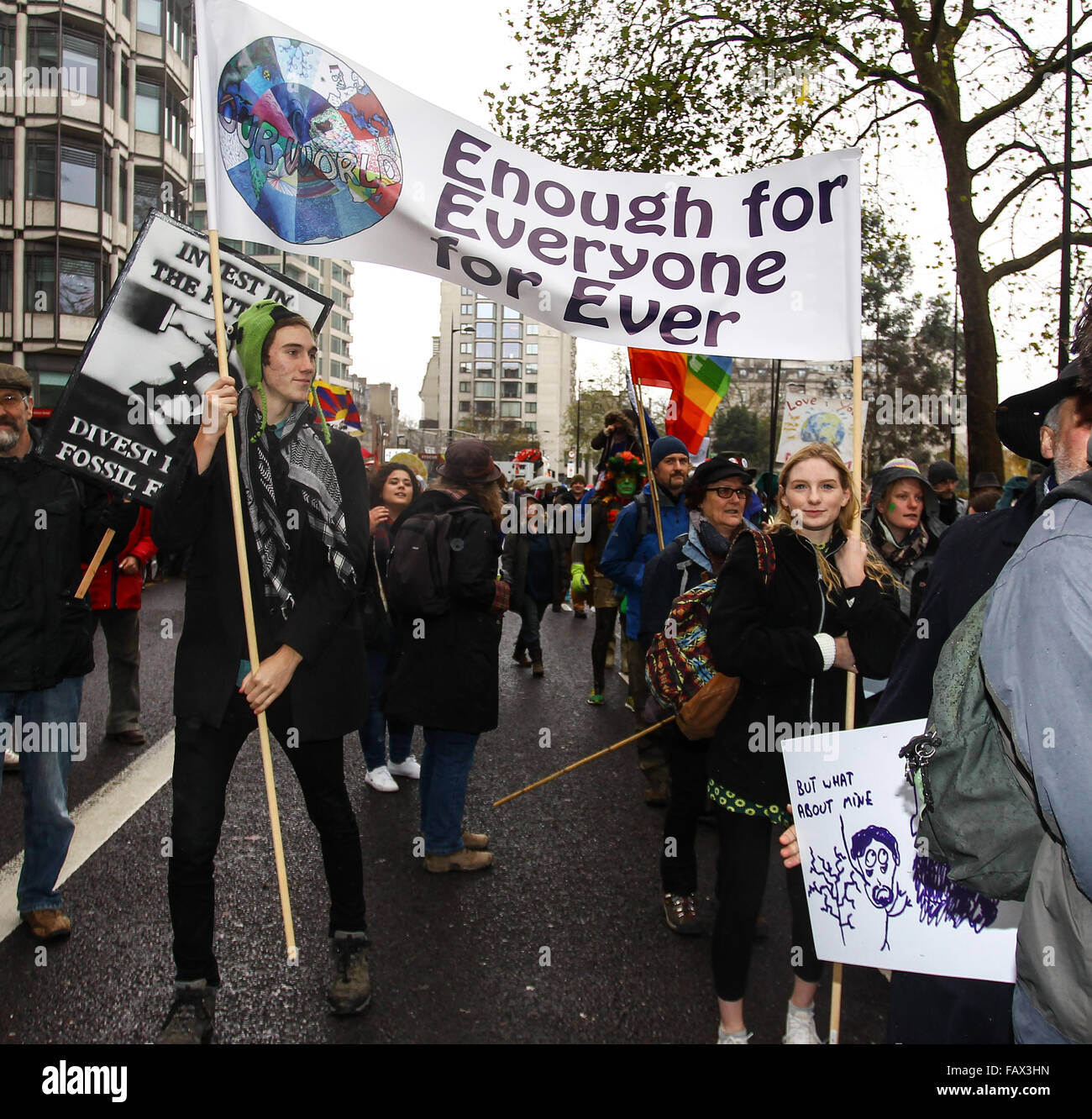 Climate March London Featuring: Atmosphere Where: London, United ...