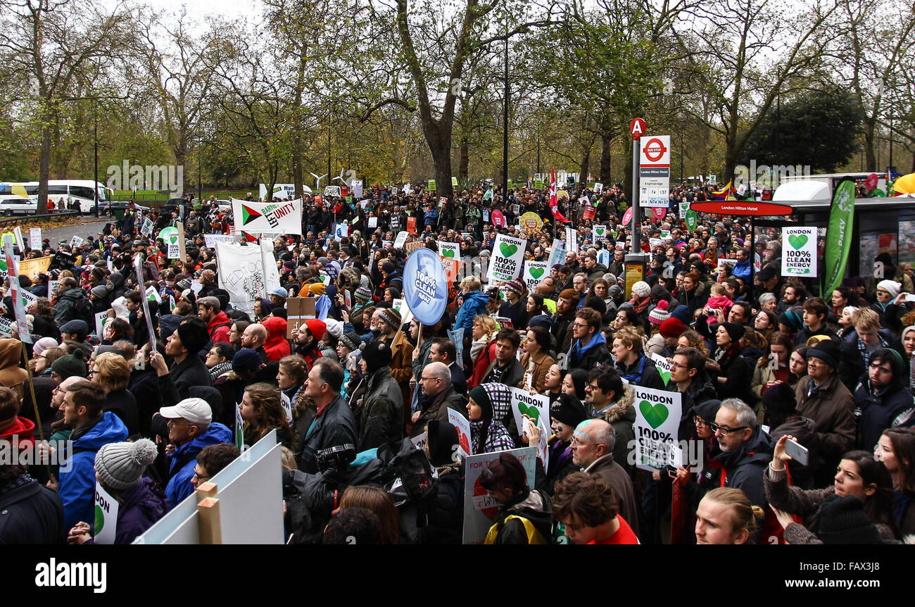 Climate March London Featuring: Atmosphere Where: London, United ...
