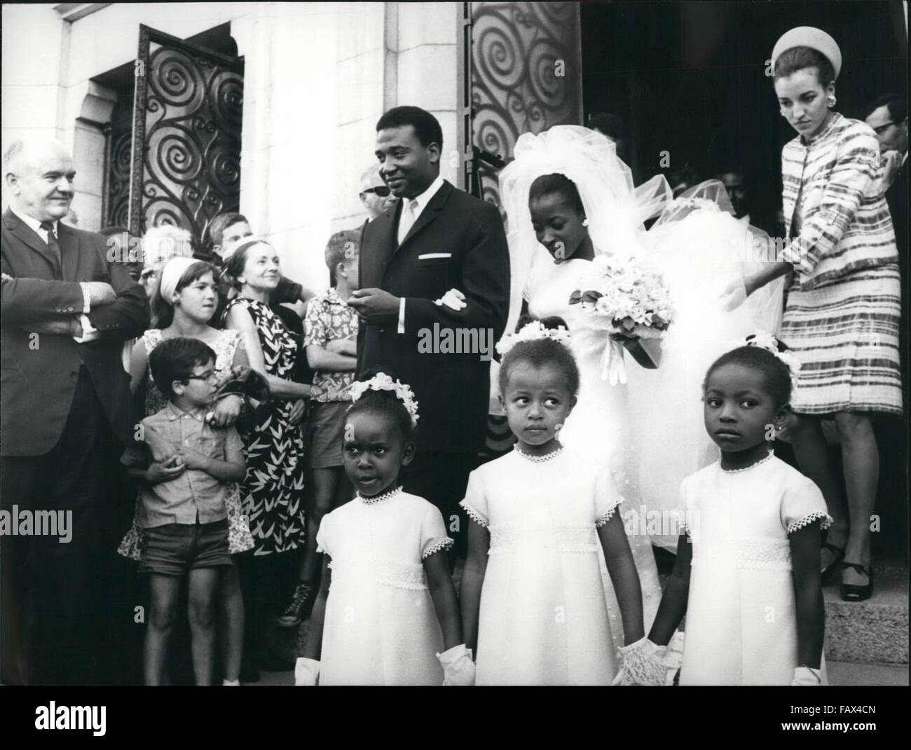 1965 - A wedding between Togo and the Ivory Coast: At Geneva's civil ...