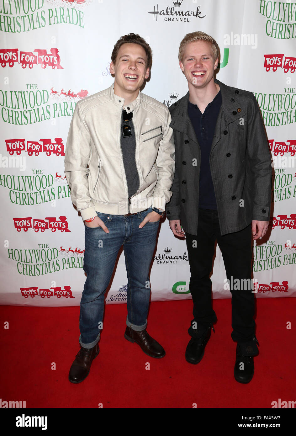 2015 Hollywood Christmas Parade Featuring: Tyler Perez, Ryan Cargill ...