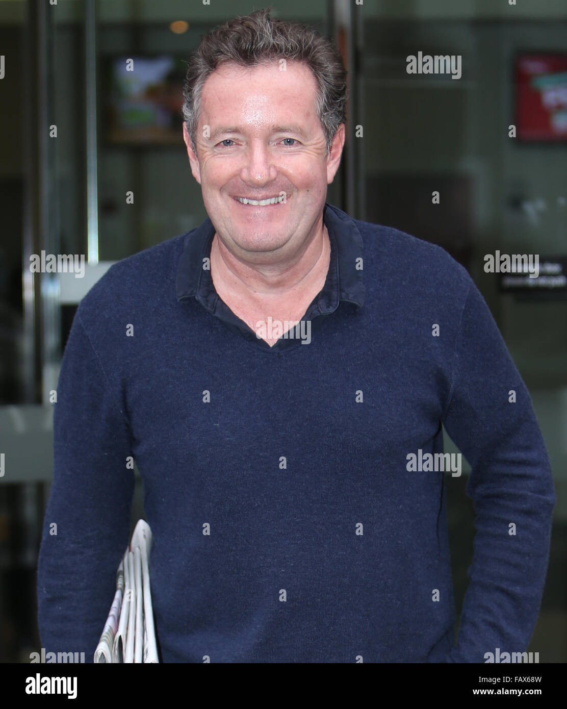 Piers Morgan outside ITV Studios Featuring: Piers Morgan Where: London ...