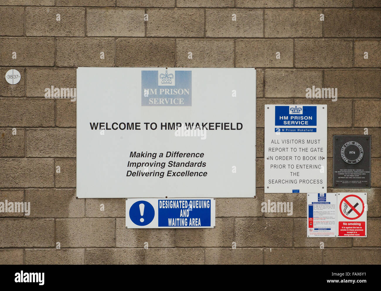 HMP Wakefield, Her Majesty's Prison Wakefield. Category A men's prison ...