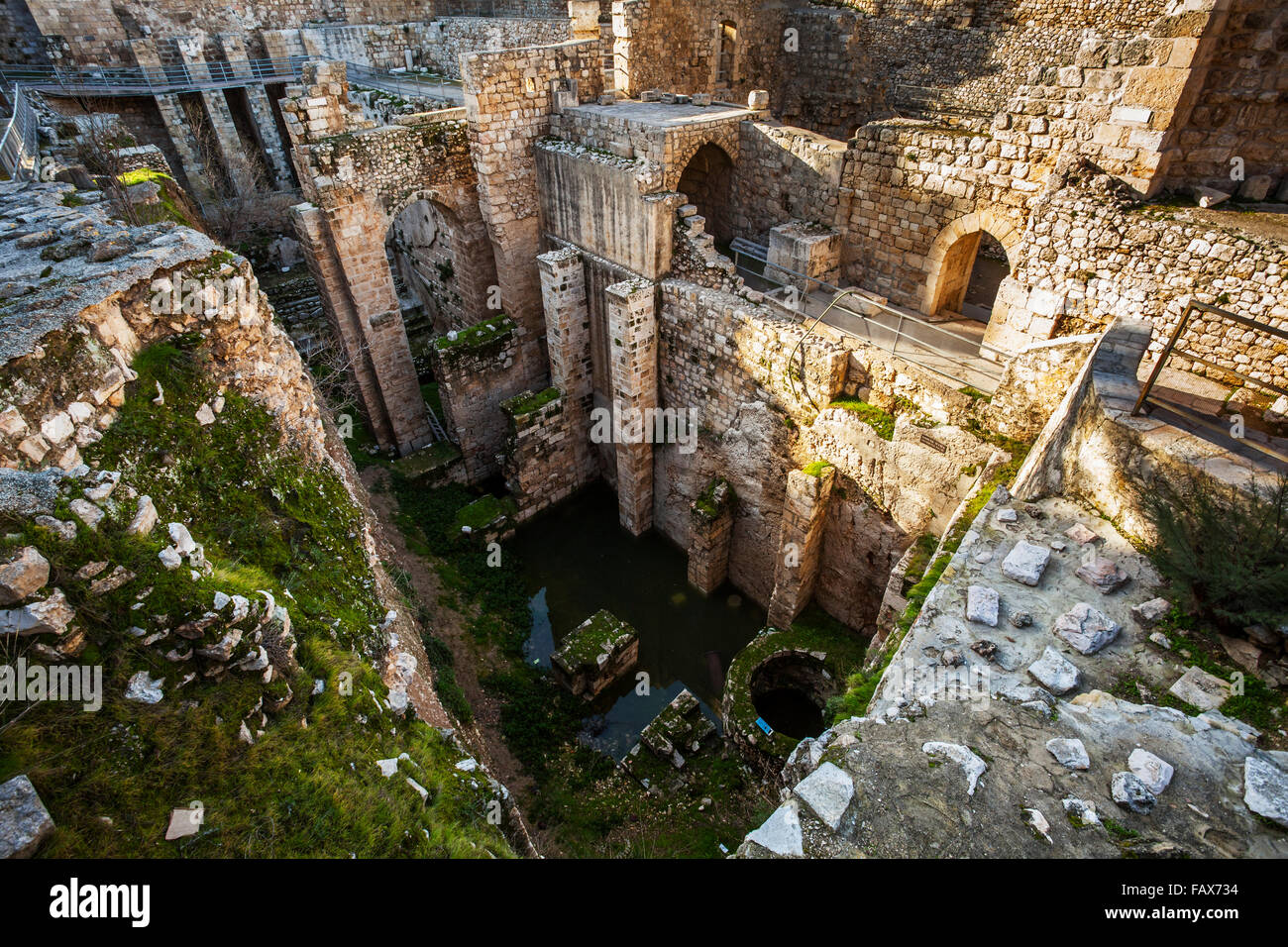 Pools of Bethesda; Jerusalem, Israel Stock Photo - Alamy