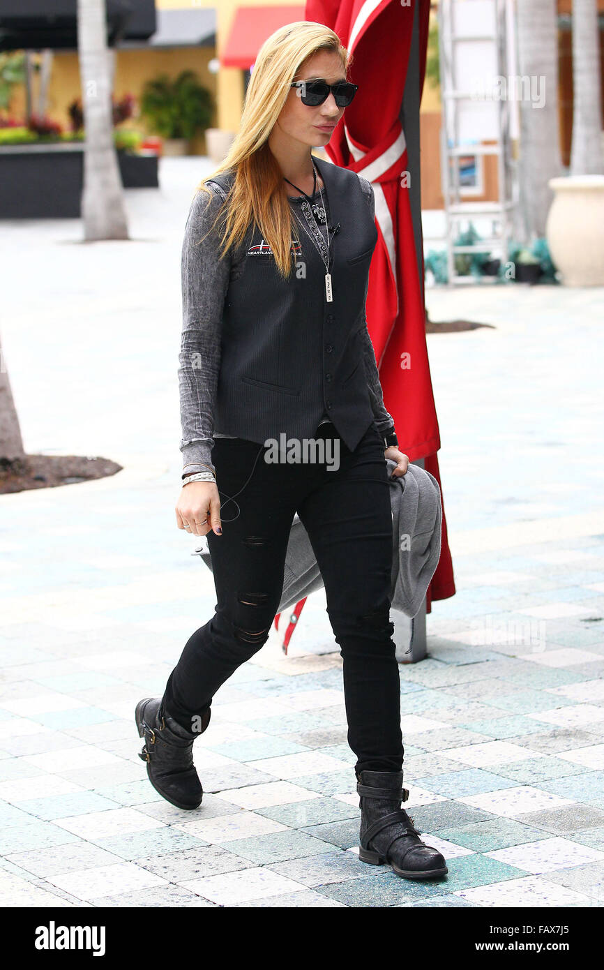 Vanessa Rousso of Big Brother 17, arrives on the set of Poker Night In ...