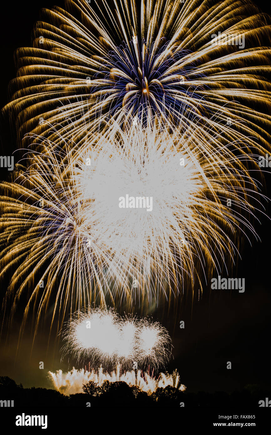 Large fireworks display Stock Photo - Alamy