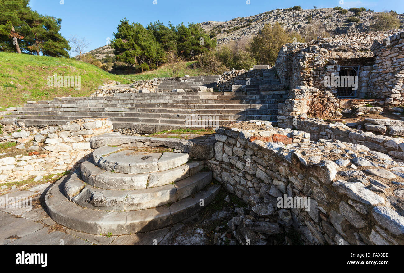 Philippian jail; Philippi, Greece Stock Photo - Alamy