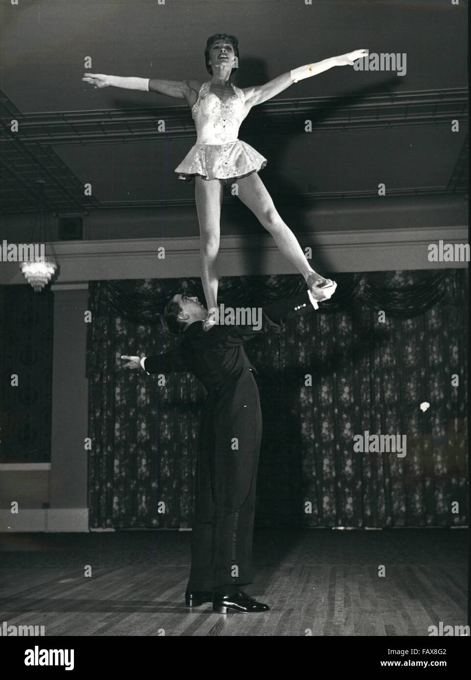 1955 - Elegantly noised on her husband's arm is Patricia Delrina, but ...