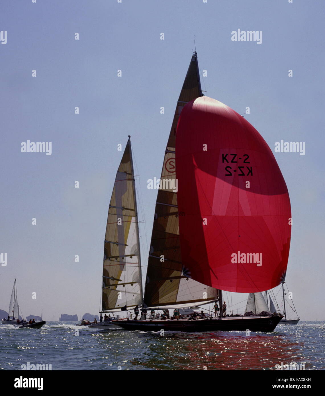 AJAX NEWS PHOTOS - 1990 - SOLENT, ENGLAND. -- KIWI LINE HONOURS -- NEW ...