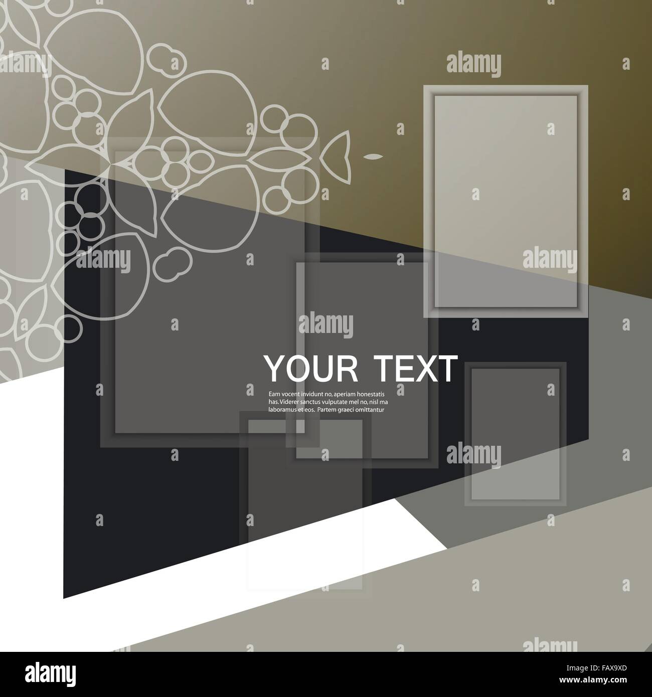 abstract triangle and square Stock Vector Image & Art - Alamy