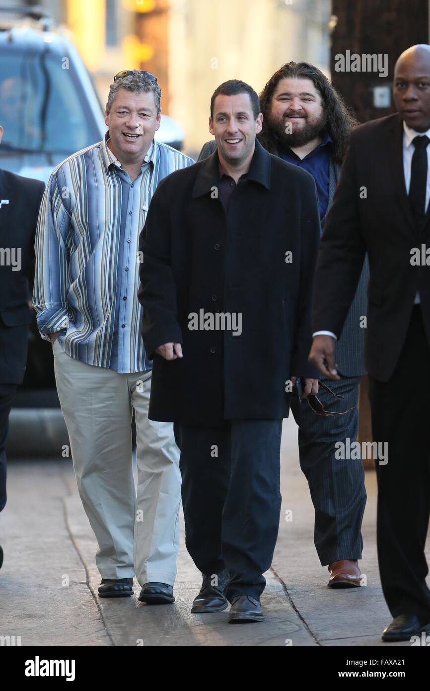 The Ridiculous 6 cast seen arriving at the ABC studios for Jimmy Kimmel ...