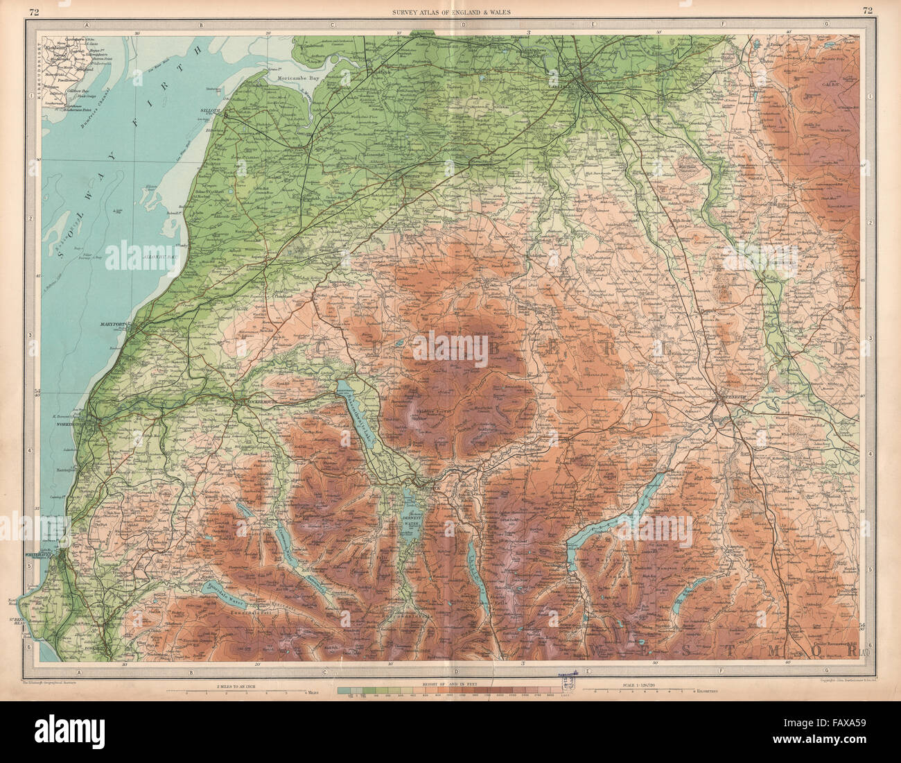 Carlisle Map High Resolution Stock Photography and Images - Alamy