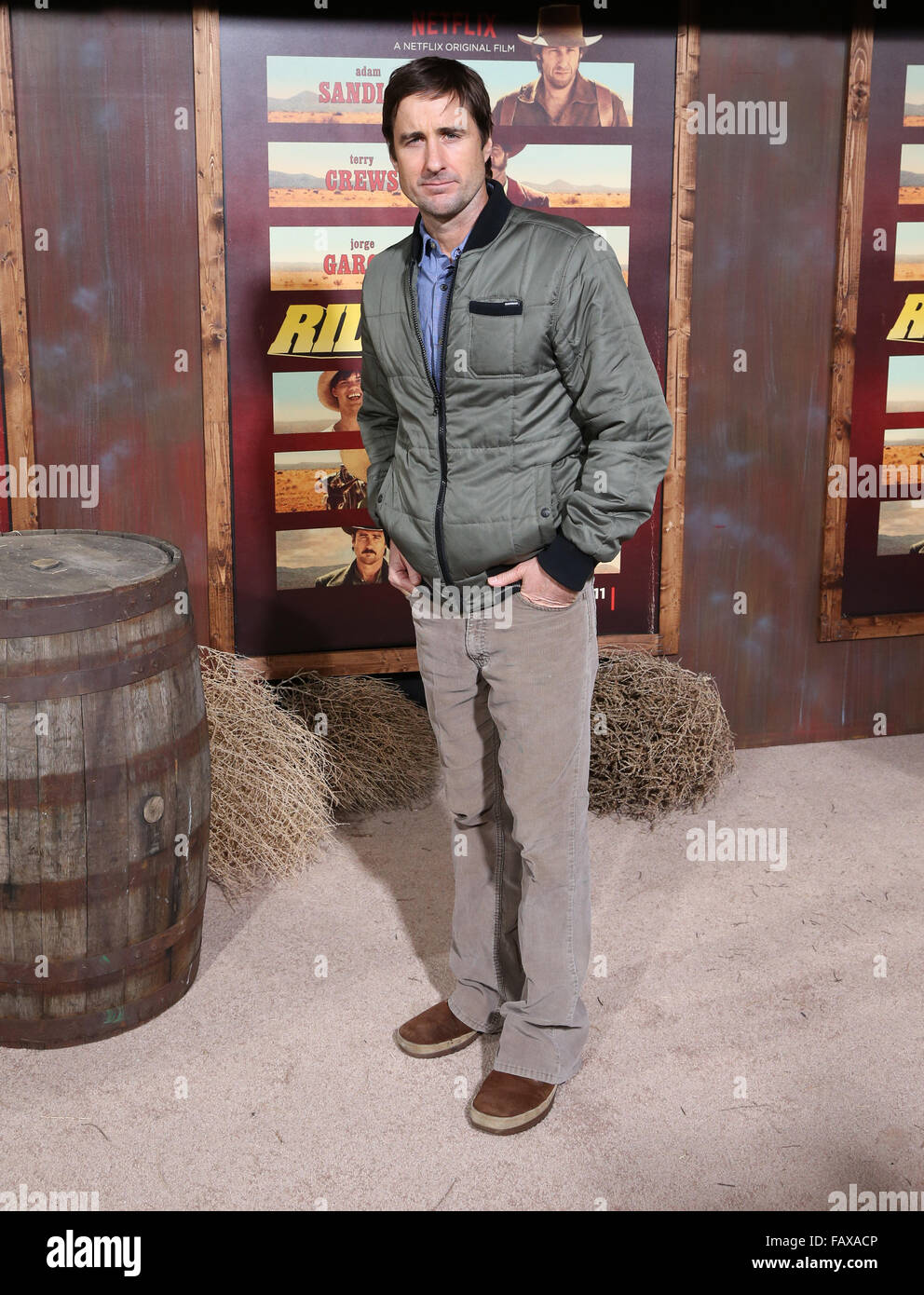 Premiere Of Netflix's "The Ridiculous 6" Featuring: Luke Wilson Where ...