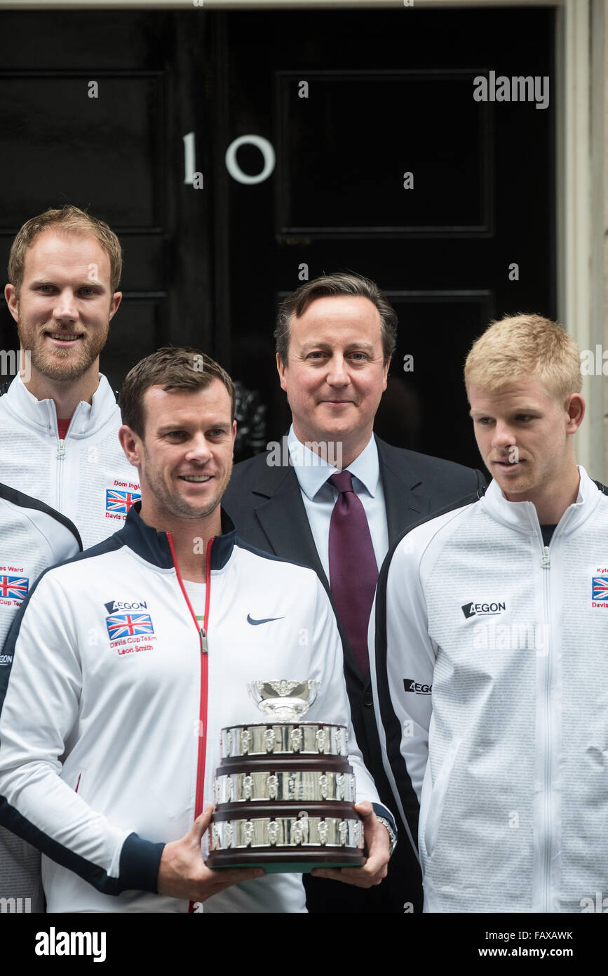 David Cup Winners at 10 Downing Street Featuring: David Cameron ...