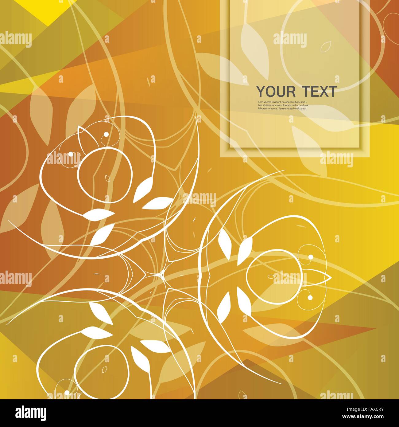 Vector abstract floral design Stock Vector Image & Art - Alamy