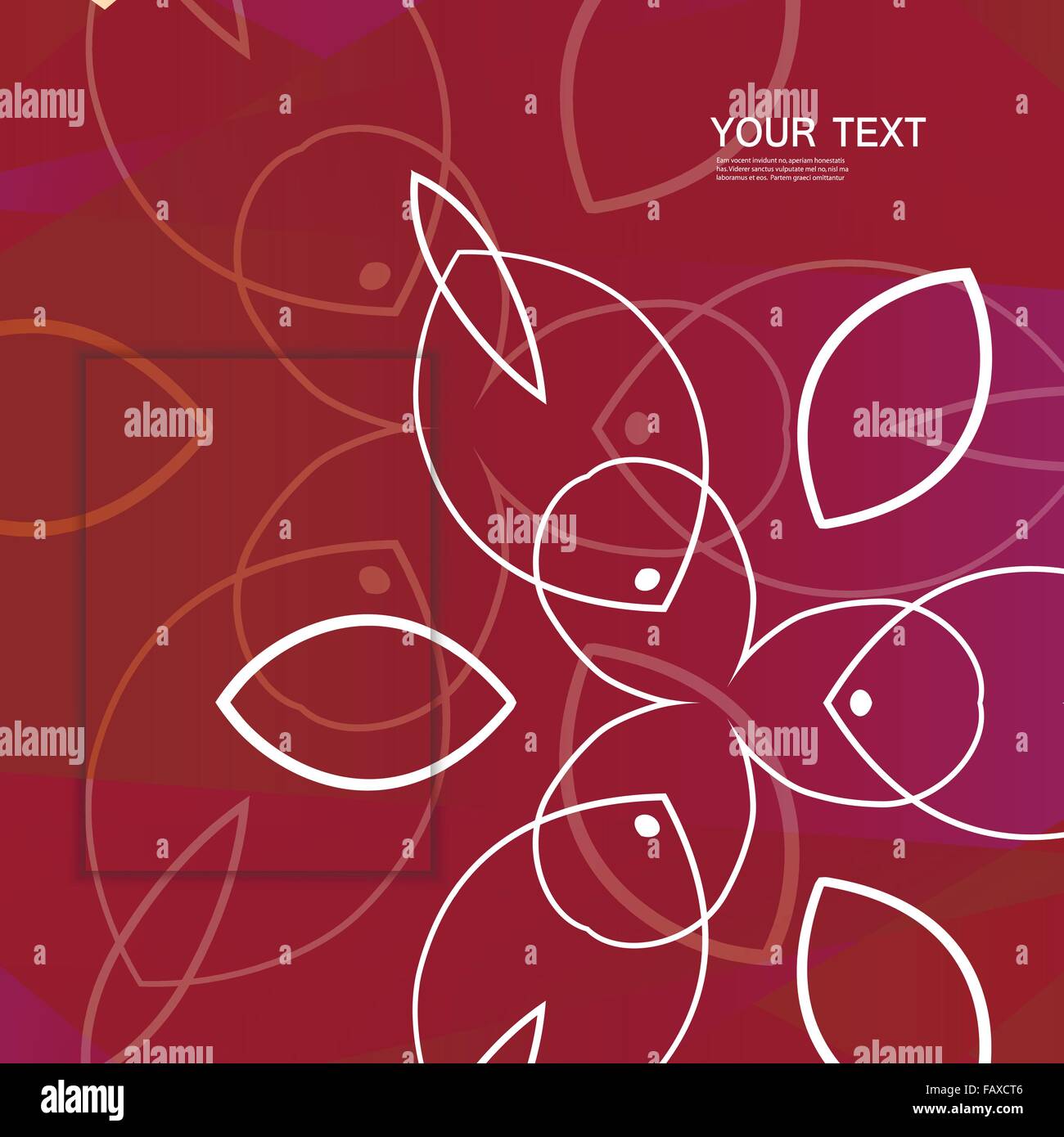 Vector abstract floral design Stock Vector Image & Art - Alamy