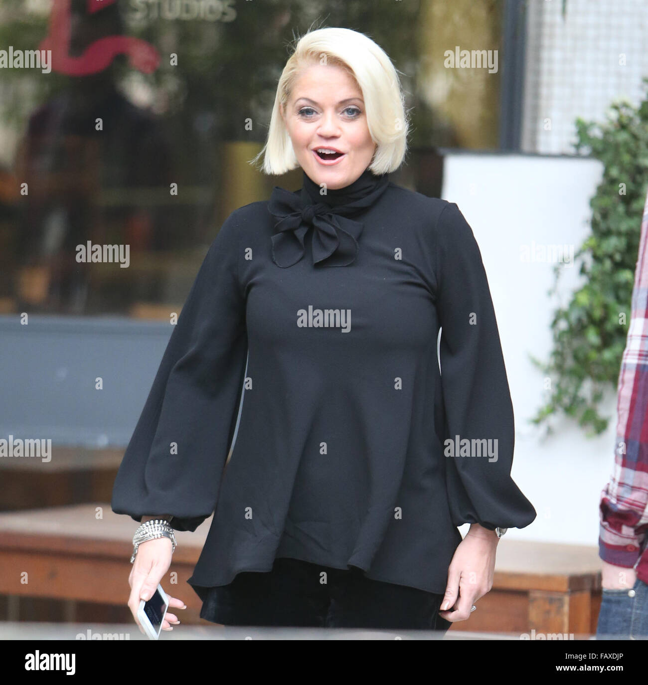 Daniella Westbrook outside ITV Studios Featuring: Daniella Westbrook ...