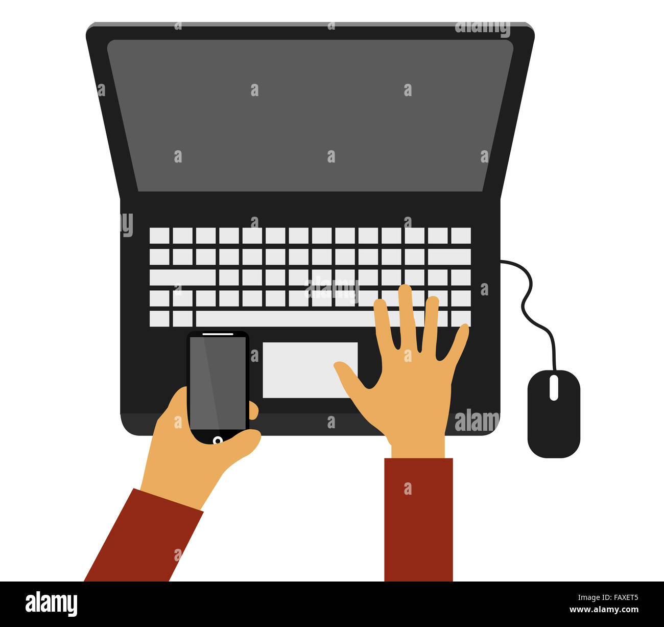 computer in the office Stock Photo - Alamy