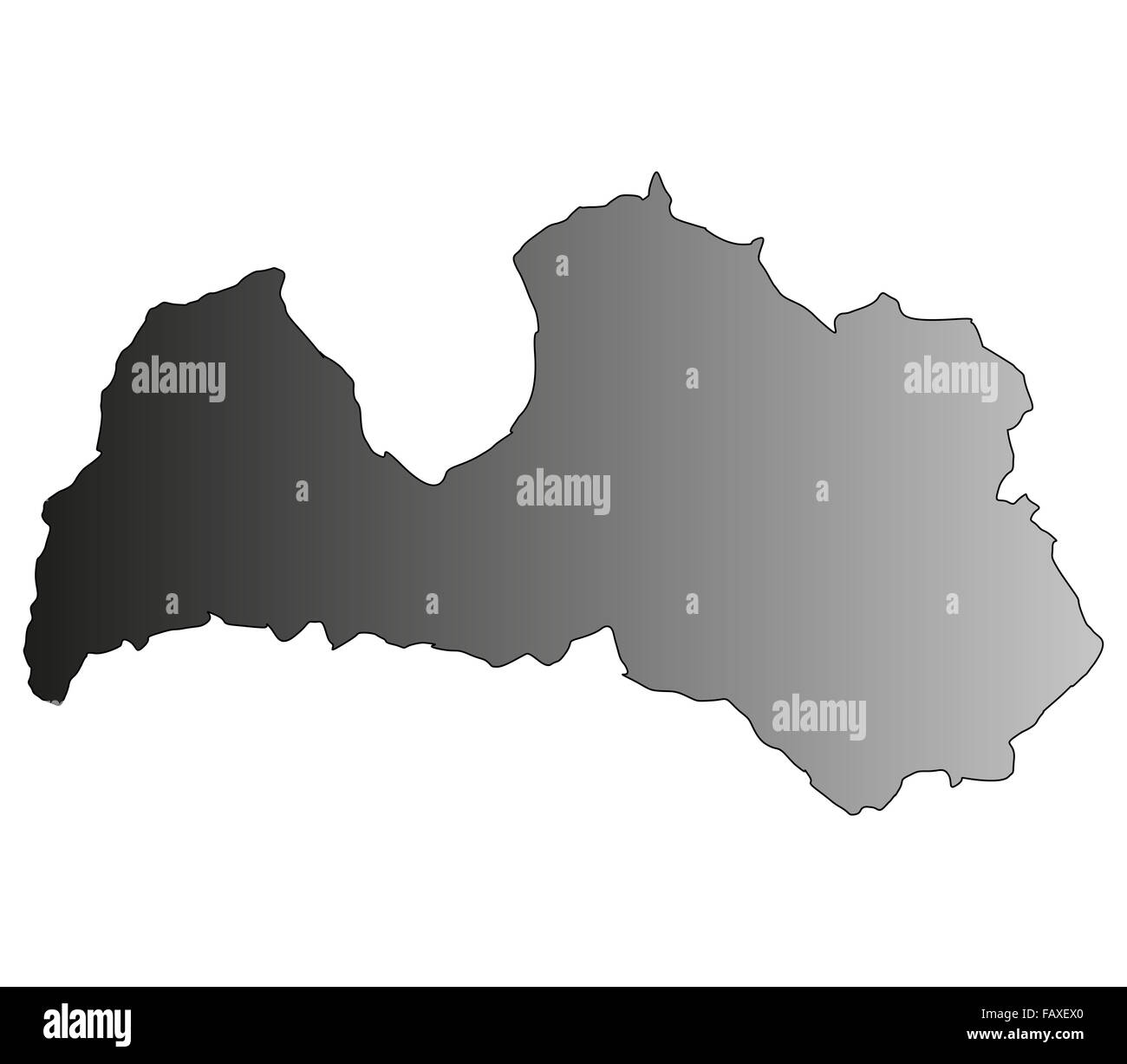 Retro map of latvia hi-res stock photography and images - Alamy