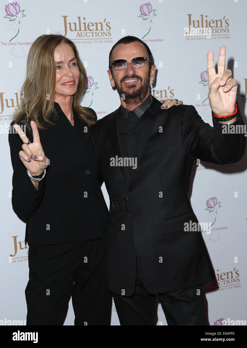 Ringo Starr and Barbara Bach Julien's Auctions event at Julien's ...