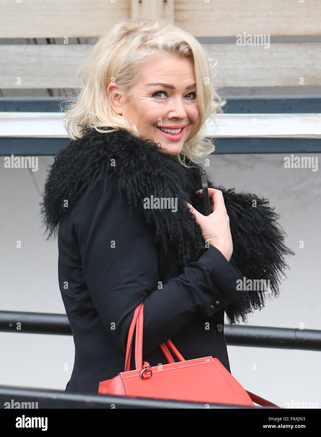 Celebrities at the ITV studios Featuring: Kim Wilde Where: London ...