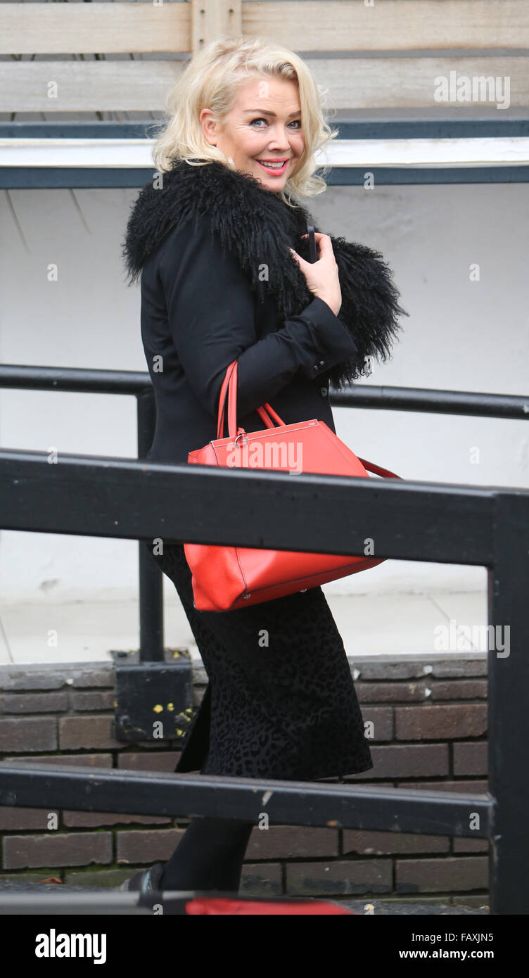 Celebrities at the ITV studios Featuring: Kim Wilde Where: London ...
