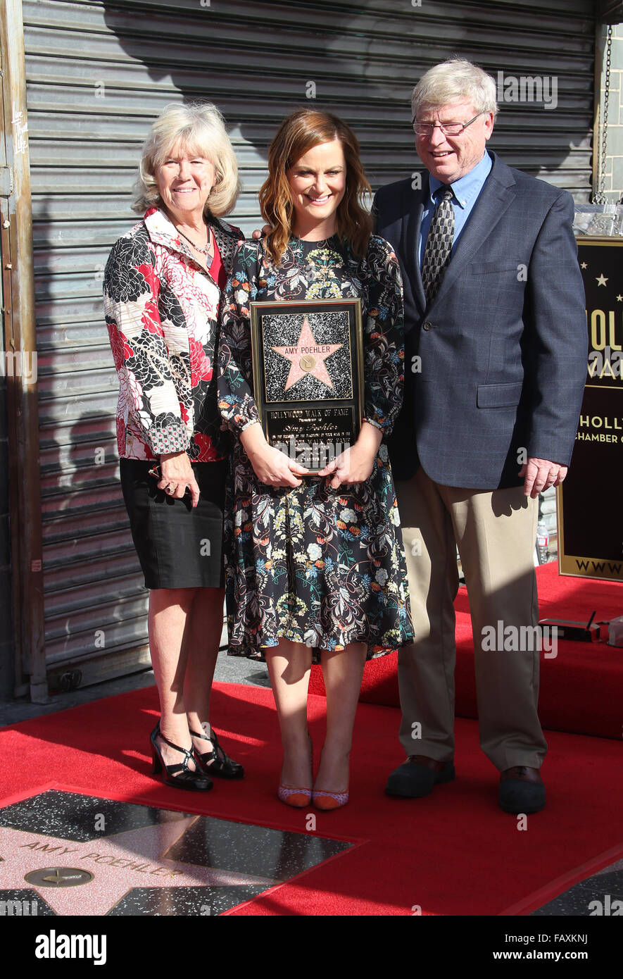 Amy Poehler honored with a star on the Hollywood Walk Of Fame Featuring ...