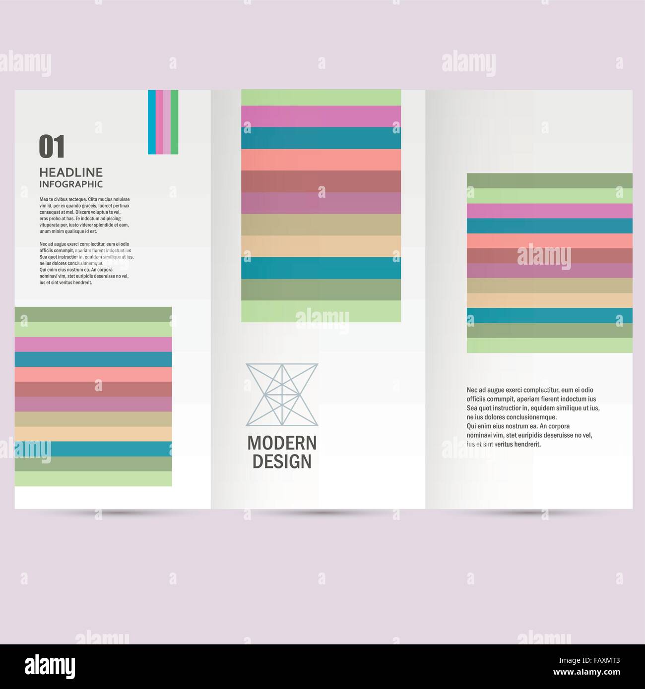 Pattern line abstract design in A4. Modern vector background Stock ...