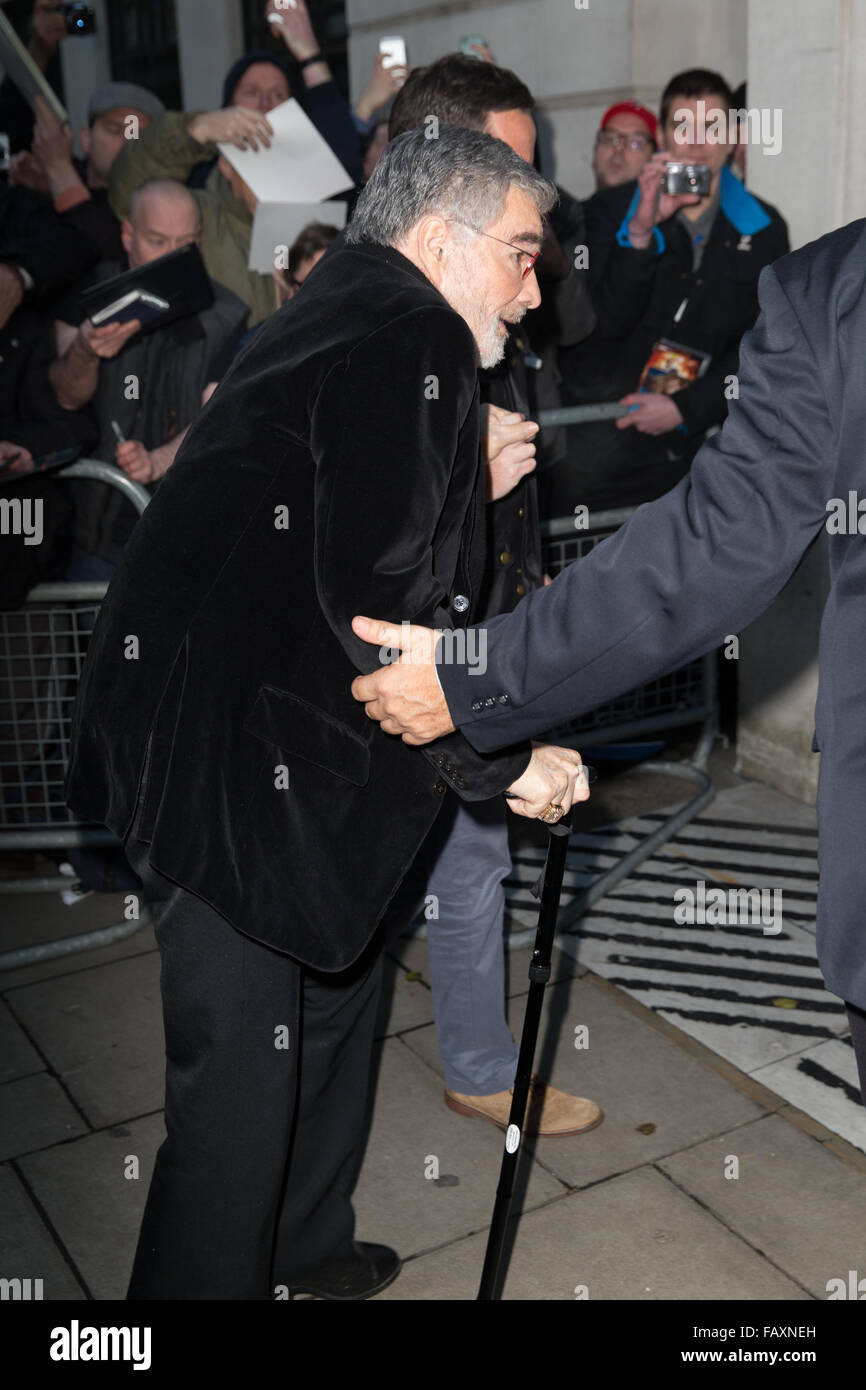 A frail Burt Reynolds pictured being helped by aids, arriving at the ...