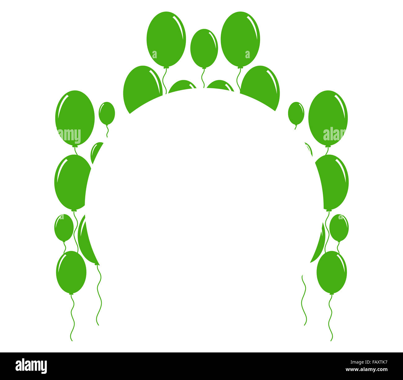 balloons on white background Stock Photo - Alamy