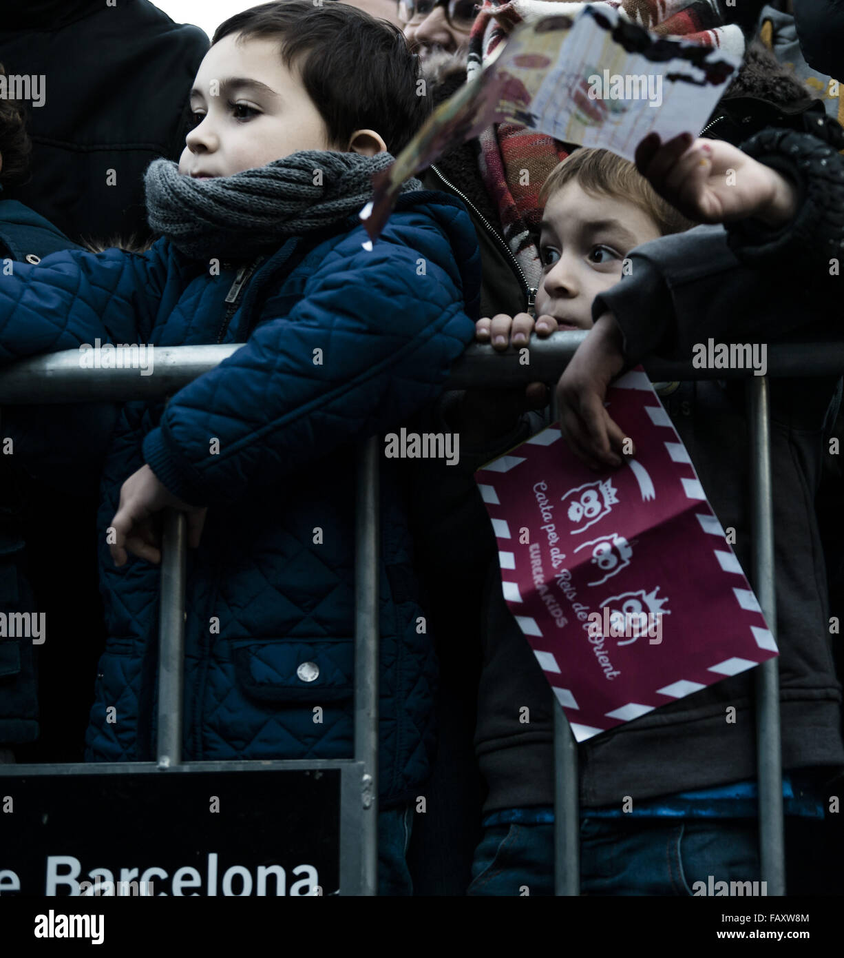 Barcelona, Catalonia, Spain. 5th Jan, 2016. Thousands of children the ...