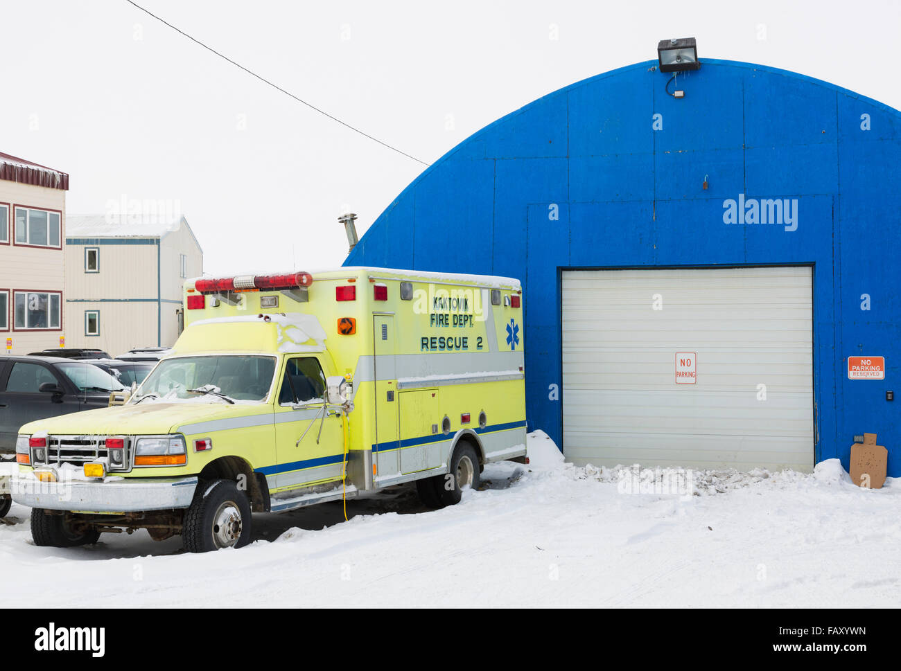 Exterior View Of The North Slope Borough Police Department Building ...