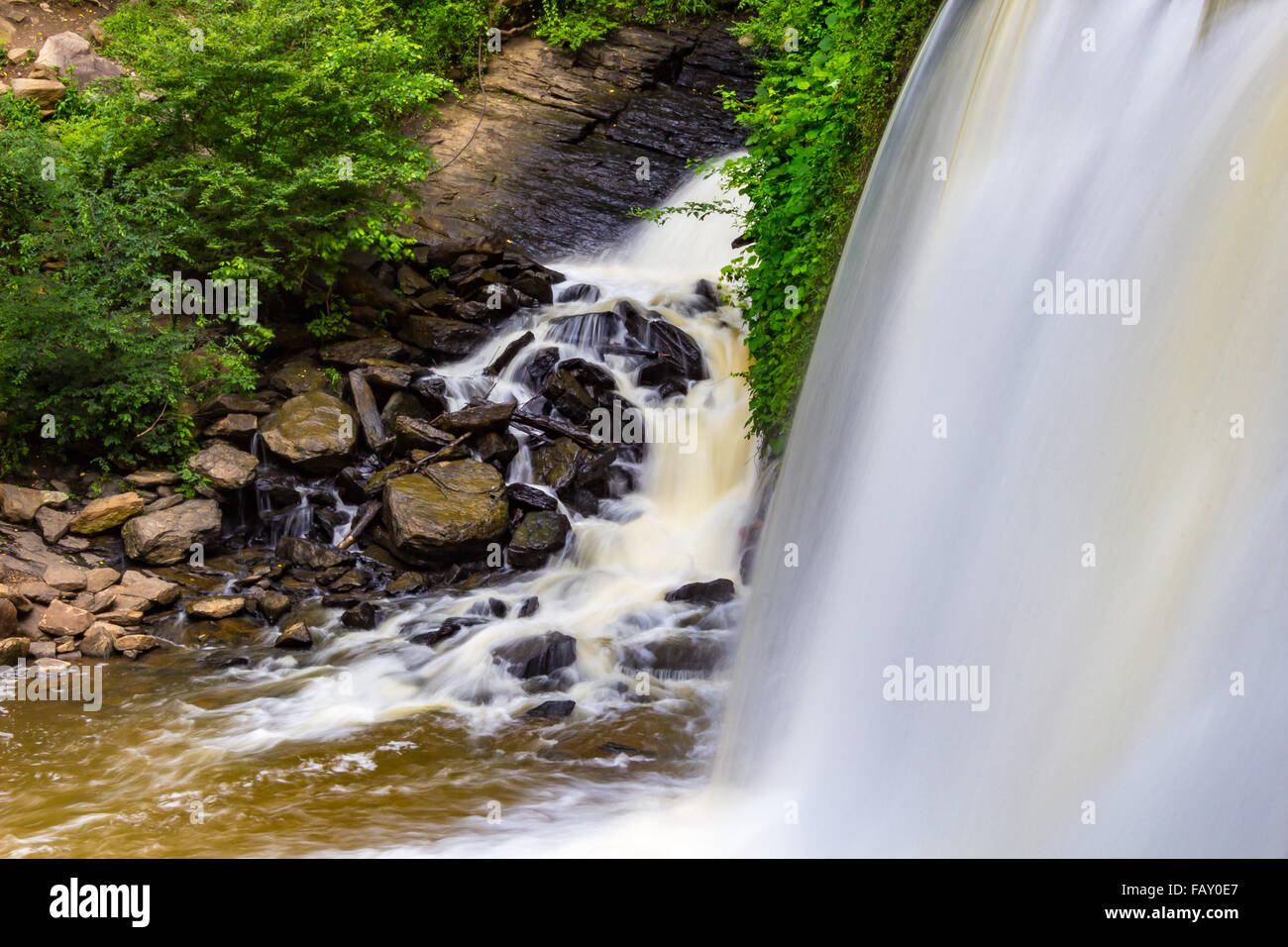 Victory Creek Trail Waterfall Stock Photo - Alamy