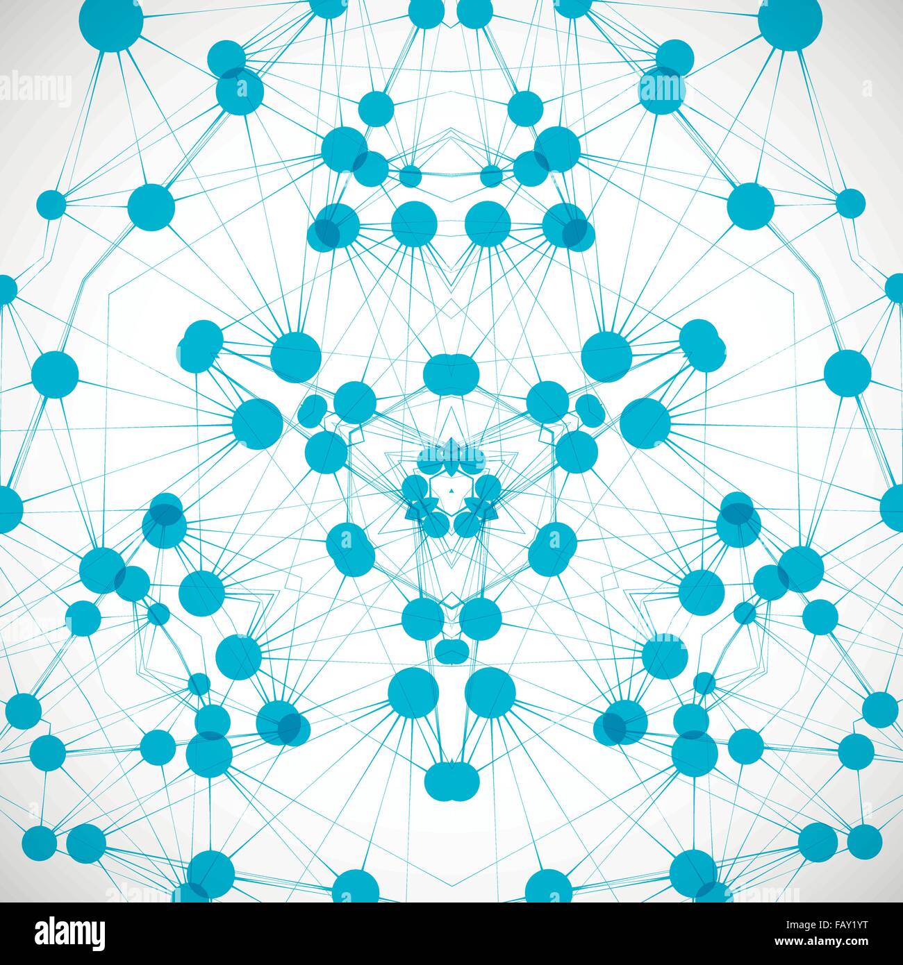 Vector background pattern network. Design dots and lines Stock Vector ...