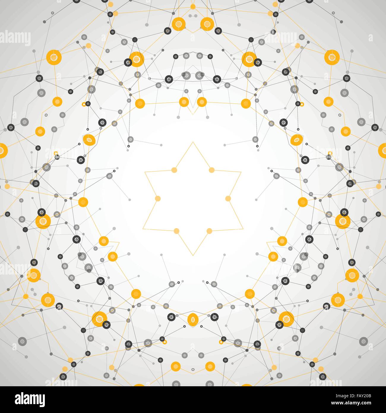 Vector background pattern network. Design dots and lines Stock Vector ...