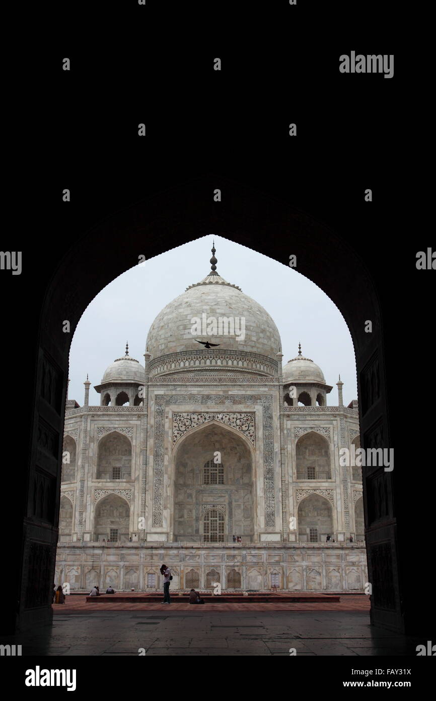 Taj Mahal monument, India Stock Photo - Alamy