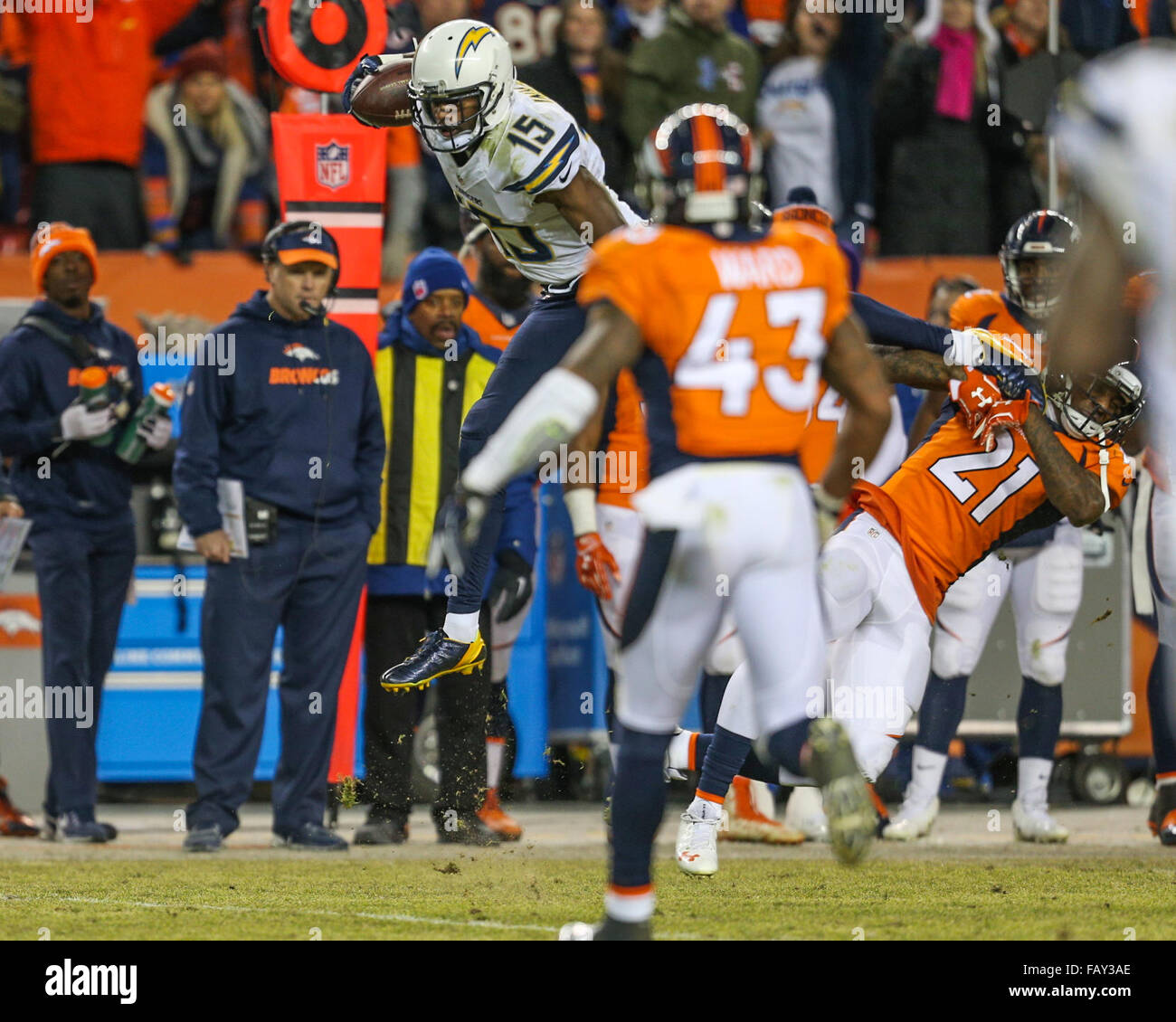 January 3, 2016: San Diego Chargers wide receiver Dontrelle Inman (15 ...