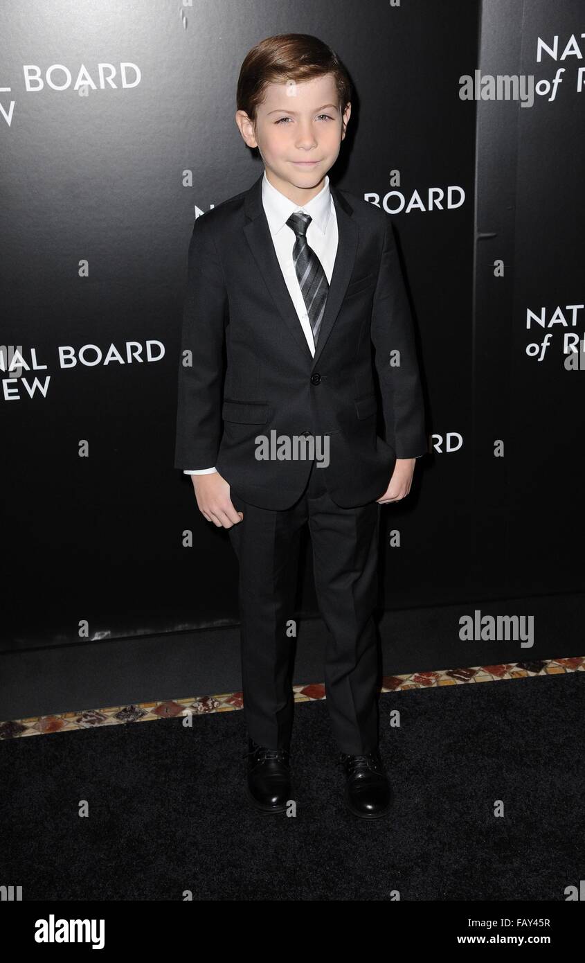 New York, NY, USA. 5th Jan, 2016. Jacob Tremblay at arrivals for The ...